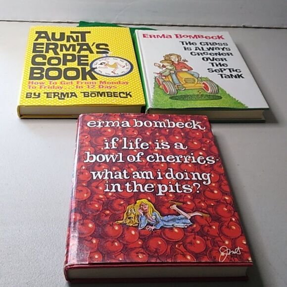 Erma Bombeck | Accents | Vintage Hardcover Erma Bombeck Bookswith Dust ...